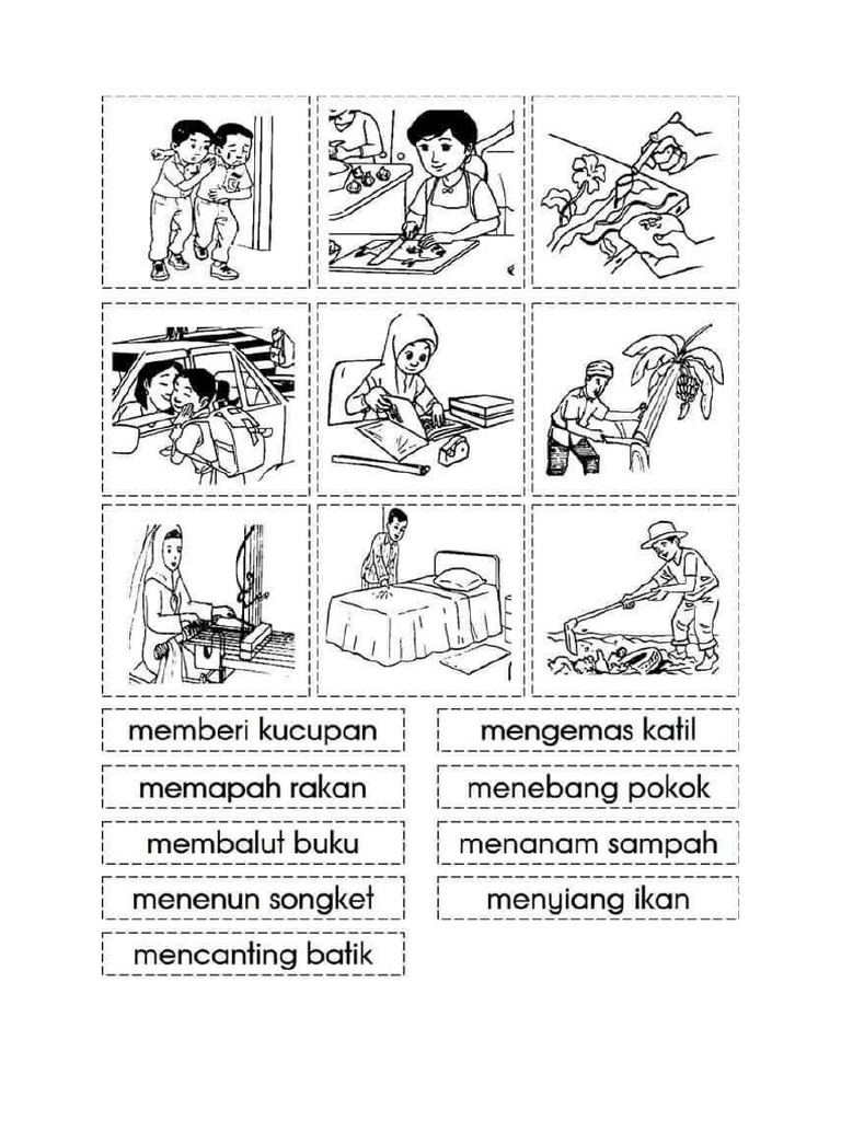 LATIHAN BERGAMBAR BINA AYAT | PDF
