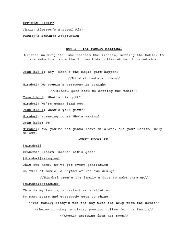 Official Script | PDF