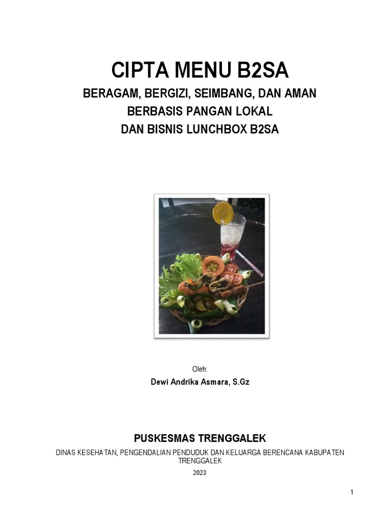 Cipta Menu B2SA Dan Analisa Bisnis Lunchbox B2SA | PDF