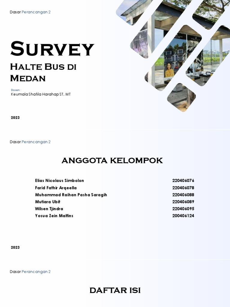 Contoh Survey Halte | PDF
