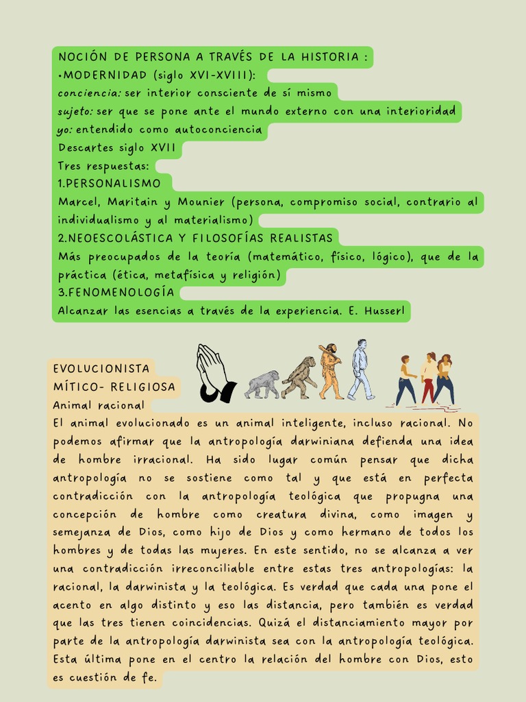 El animal racional es el homo sapiens sapiens. No evolución creadora ...