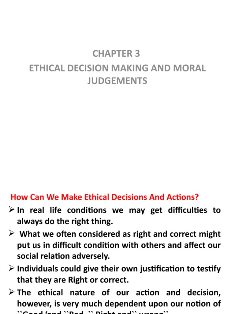 Chapter 1-5 | PDF | Reason | Morality