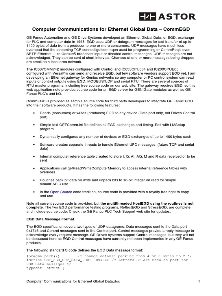 Computer Communications For Ethernet Global Data | Download Free PDF ...
