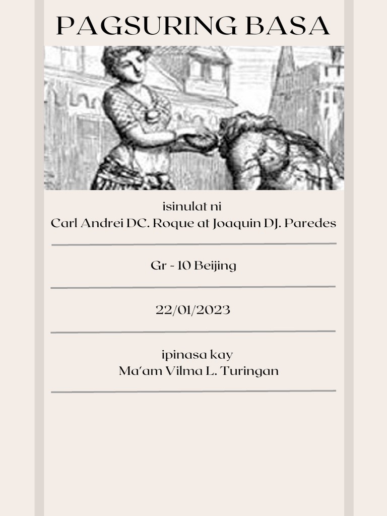 Filipino Peta 1 | PDF