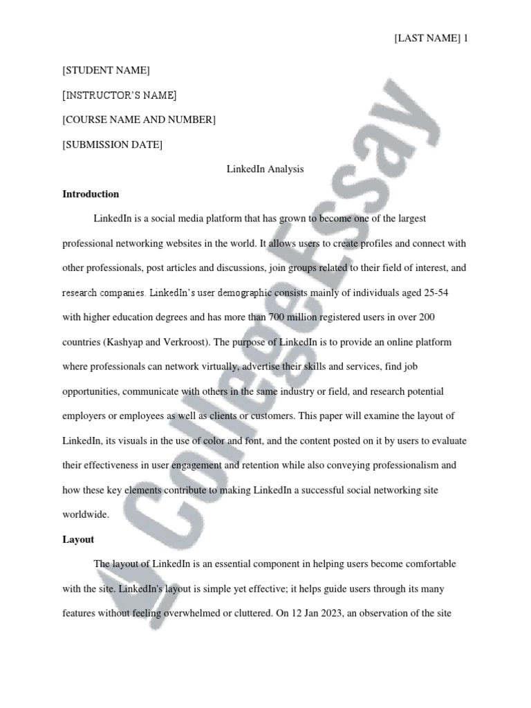 Linkedin Analysis | PDF