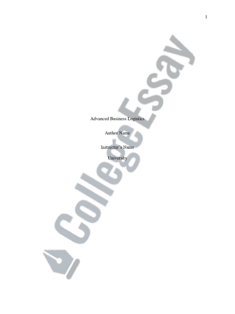 Business Logistics Mastery | PDF | Logistics | Supply Chain