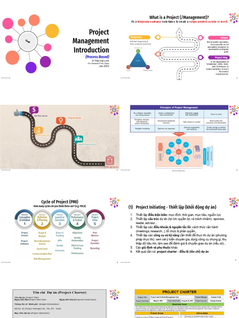 22.01.02 Project Management Intro 101 (Updated) - Handout | PDF
