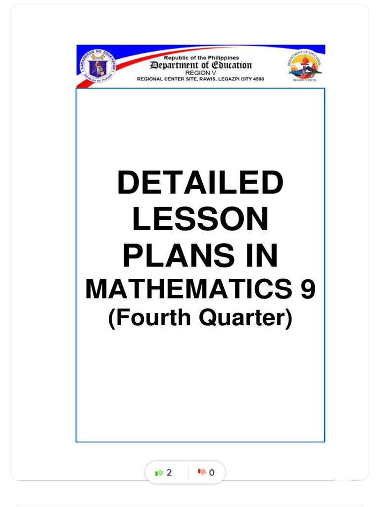 Grade 9 Math DLP: 4th Quarter Overview | PDF | Trigonometric Functions | Trigonometry