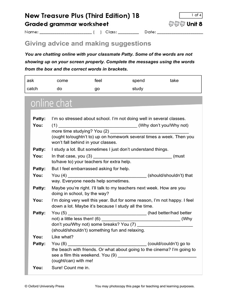 Ntp3e 1bu8 Graded Grammar Adv | PDF
