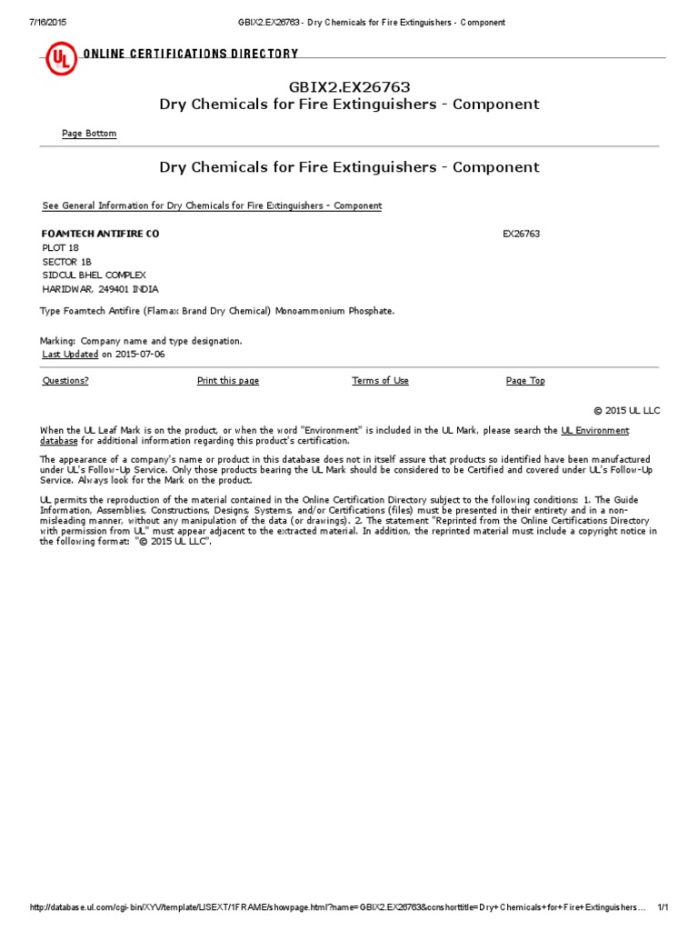 Ul Certificate ABC | PDF