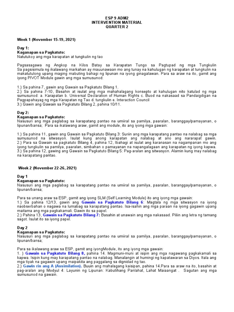 Esp 9-Adm2-Q2-Im | PDF