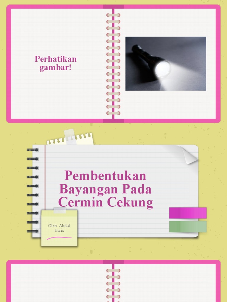 PPT-Pembentukan Bayangan Pada Cermin Cekung - Haris-Rev | PDF