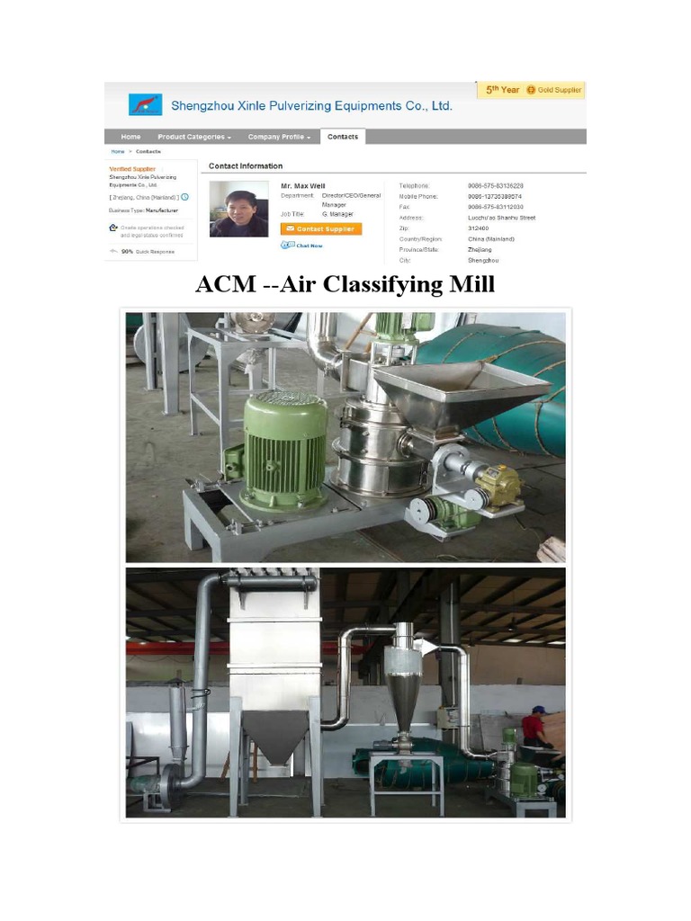 ACM_Air_Classifying_Mill | PDF