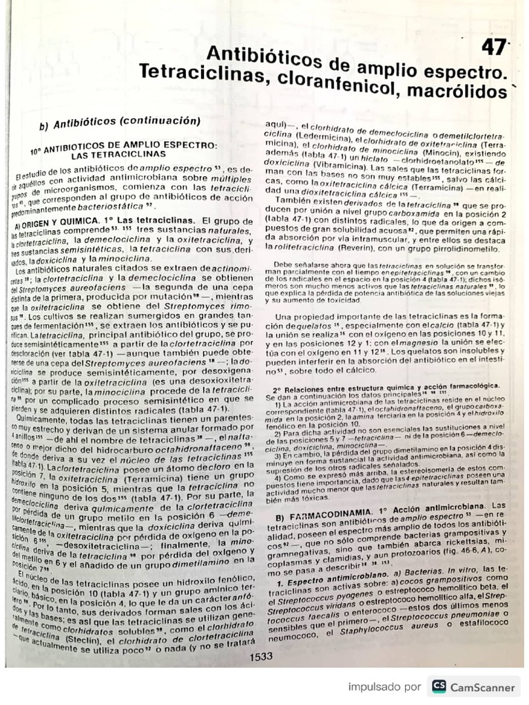 Antibióticos de Amplio Espectro | PDF