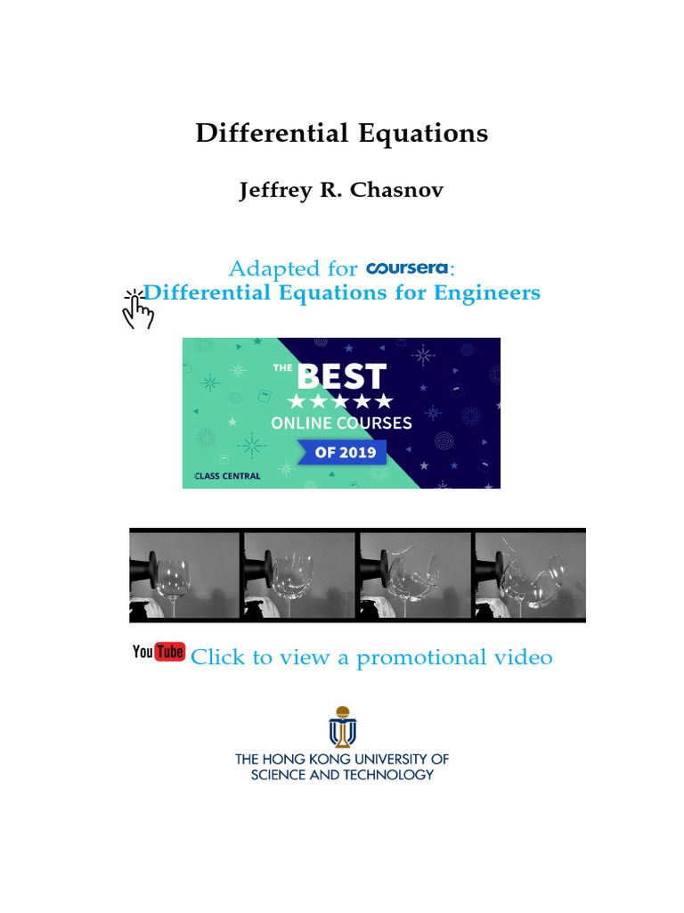 Differential Equations | PDF | Integral | Trigonometric Functions