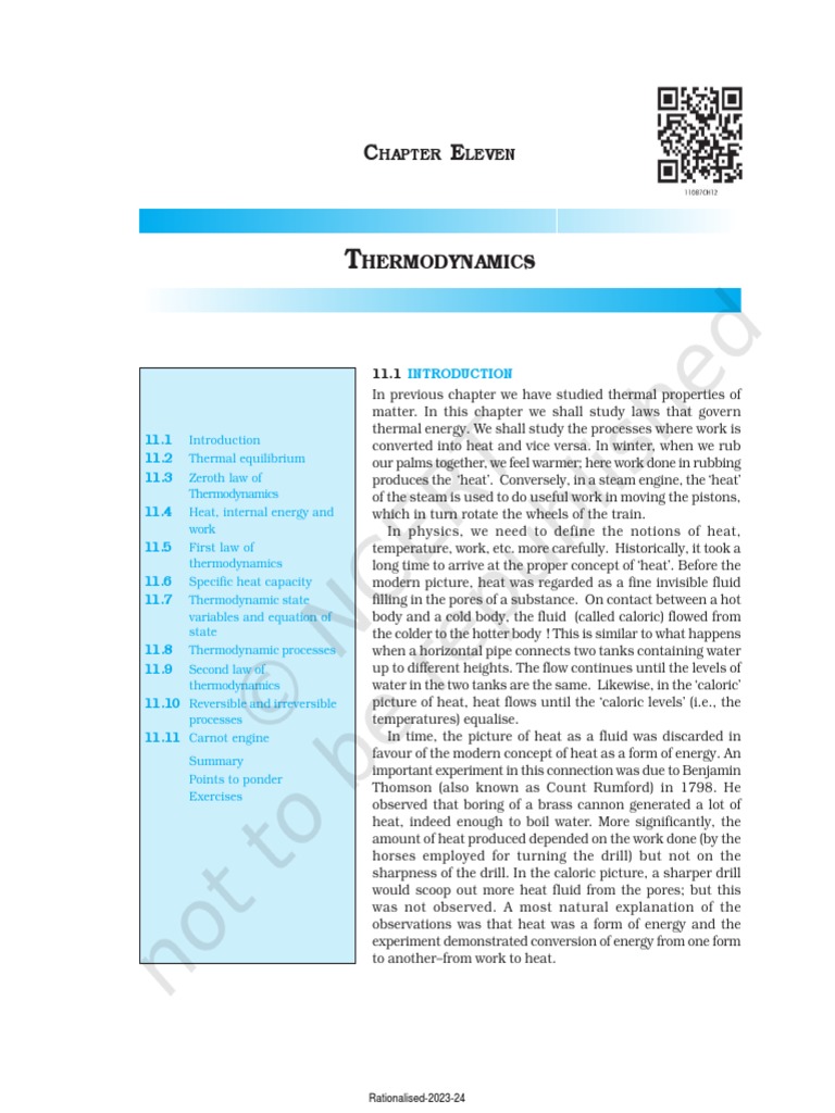 Thermodynamics: Heat and Energy Laws | PDF | Heat | Thermodynamic ...