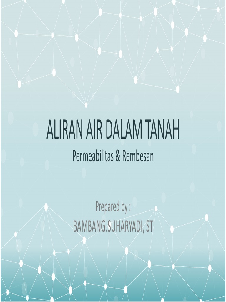 Permeabilitas Dan Rembesan | PDF