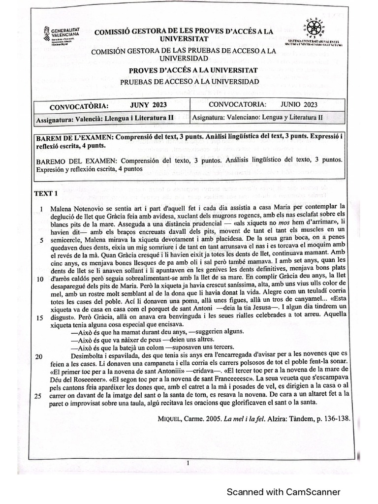 Juny 2023 Valencià | PDF