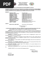 Barangay Resolution For Re-Alignement | PDF | Social Science