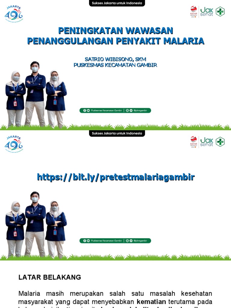 Malaria Puskesmas Kecamatan Gambir | PDF | Pengembangan Diri | Kesehatan Holistik
