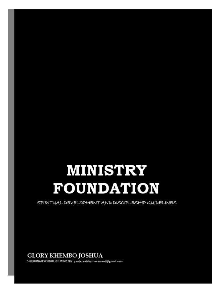 E-Course Ministry Foundation by Glory Khembo Joshua | PDF