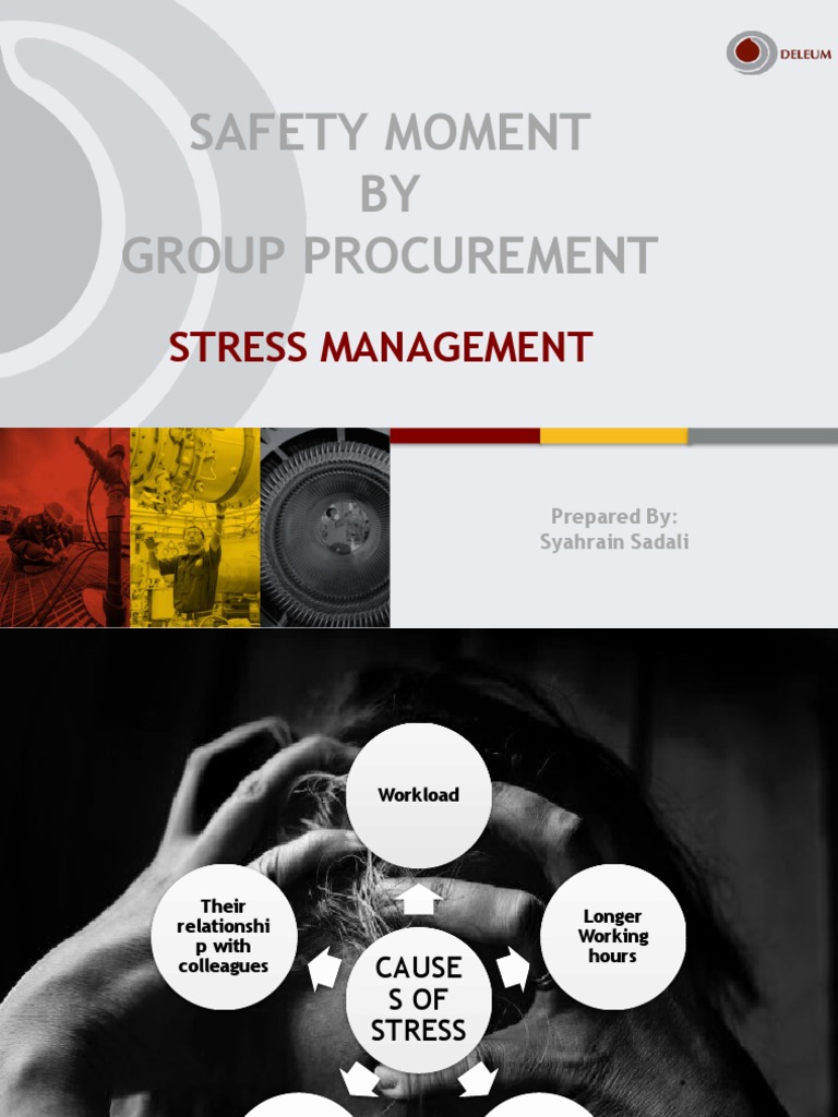 Stress Management in Safety Moments | PDF | Career & Growth | Self ...