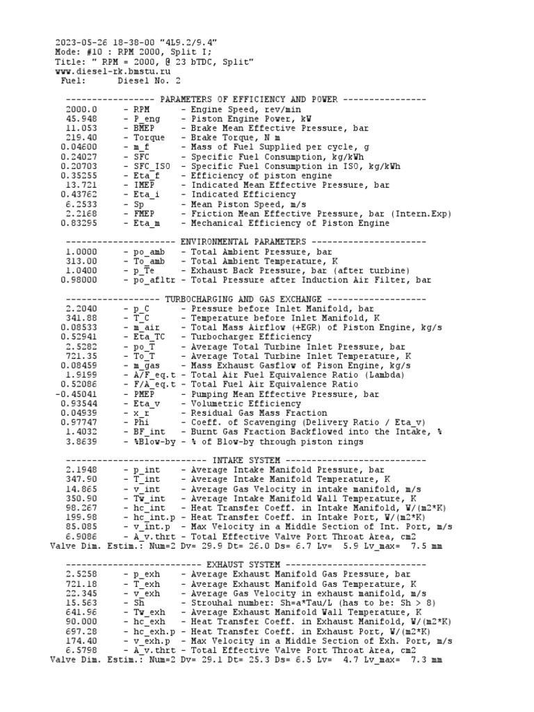 Pilot Injection 23 BTDC | PDF | Internal Combustion Engine | Engines
