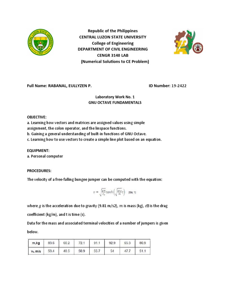 Octave Lab Pdf