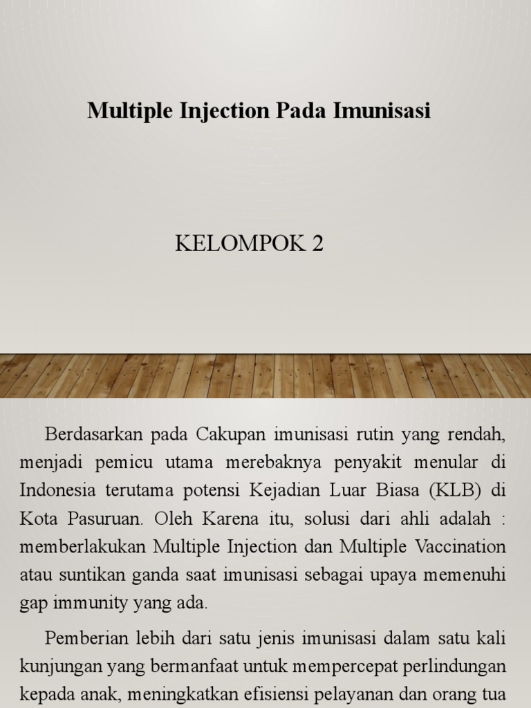 Multiple Injection | PDF