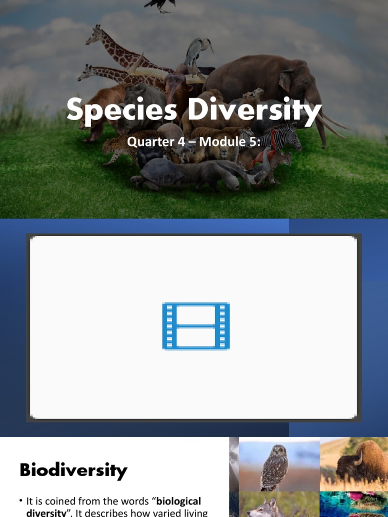 Sci 8 4TH Quarter Module 5 | PDF | Species | Biodiversity