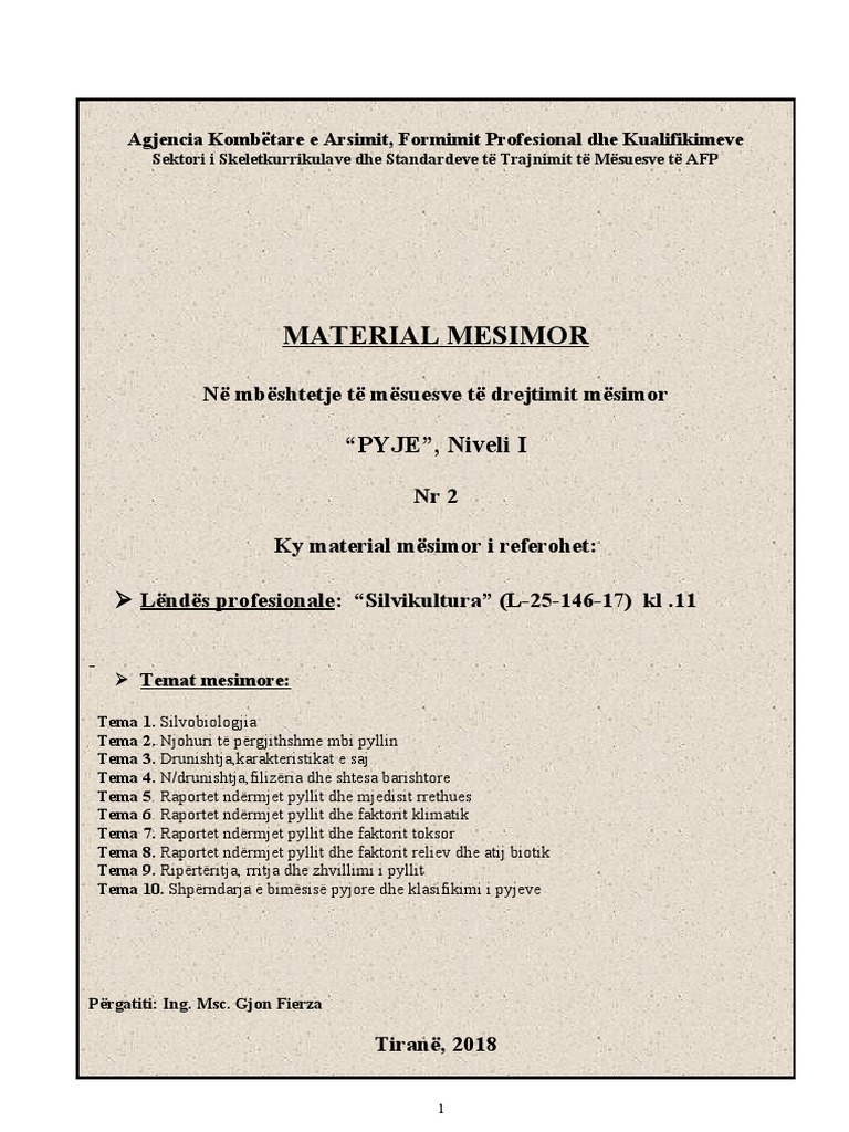 17 Lenda Silvikultura KL 11 Pyje | PDF