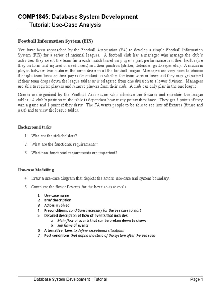 SD_Tutorial_UseCase(Students) | PDF