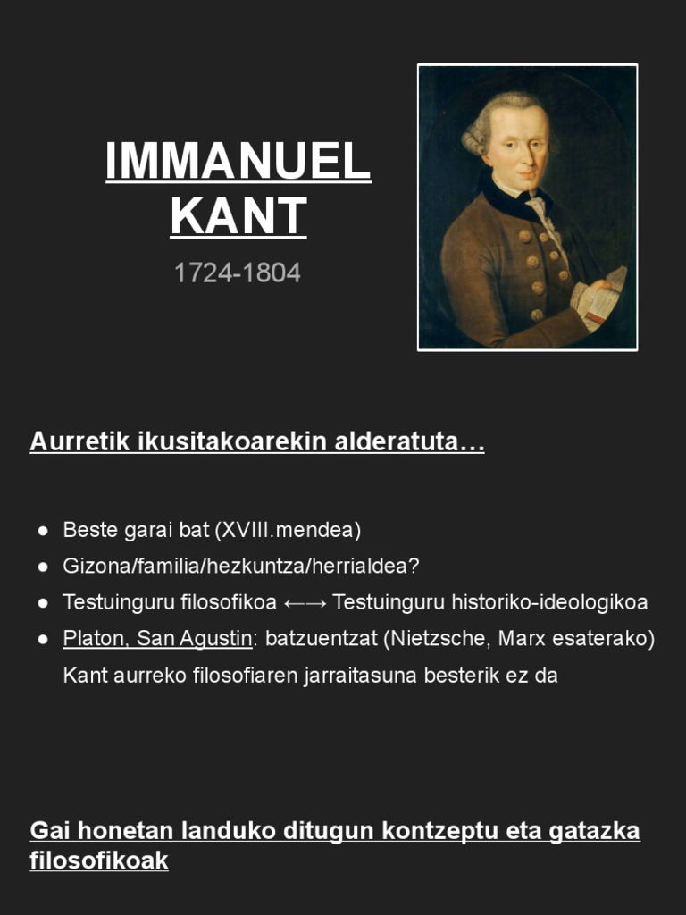 KANT | PDF