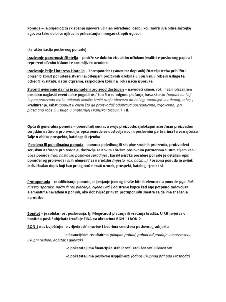 Uredsko Poslovanje I Dopisivanje | PDF