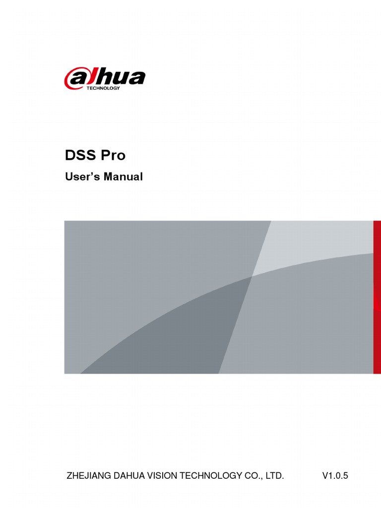 DSS Pro Server User Manual ENG | PDF | Ip Address | Computer Network