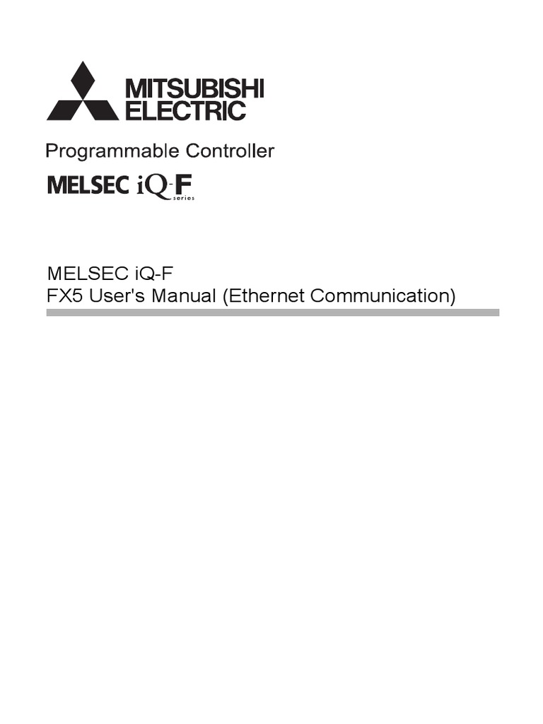 FX5 Ethernet Communication | PDF | Programmable Logic Controller | File ...