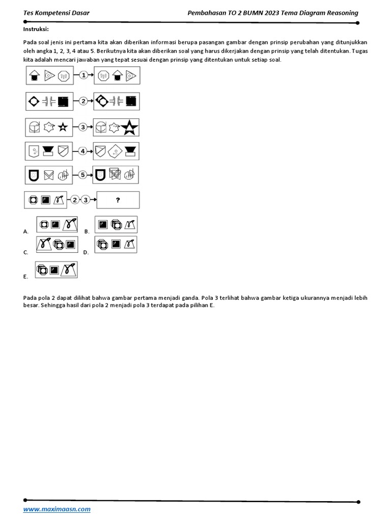 To 2 BUMN 2023 Diagram Reasoning | PDF