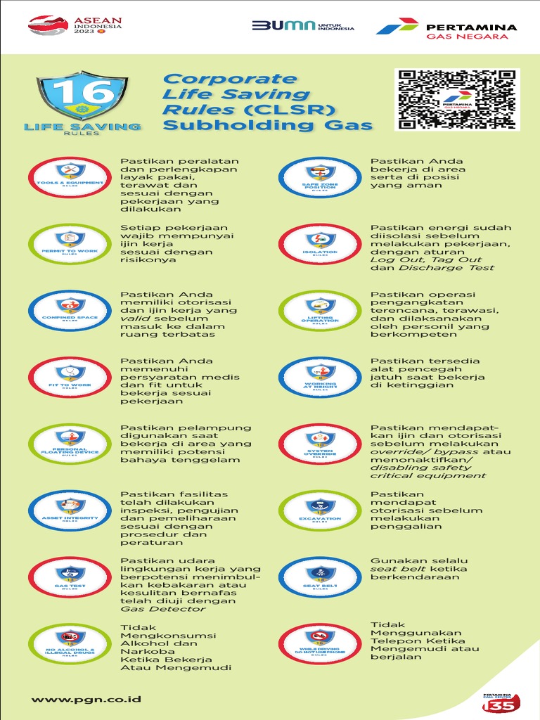 Standing Roll Banner HSSE Pertamina 3 Item @4pcs | PDF