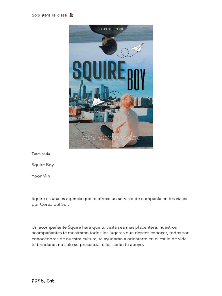 Squire Boy (YOONMIN) | PDF