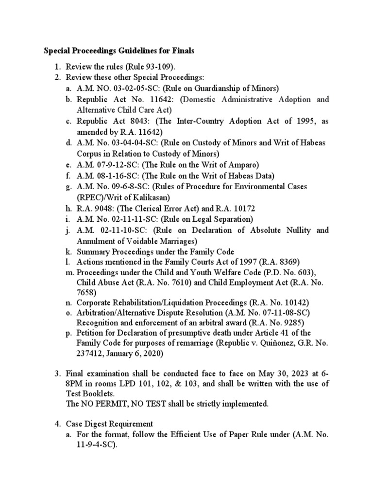 GUIDELINES-FOR-SPECPRO-FINALS | PDF