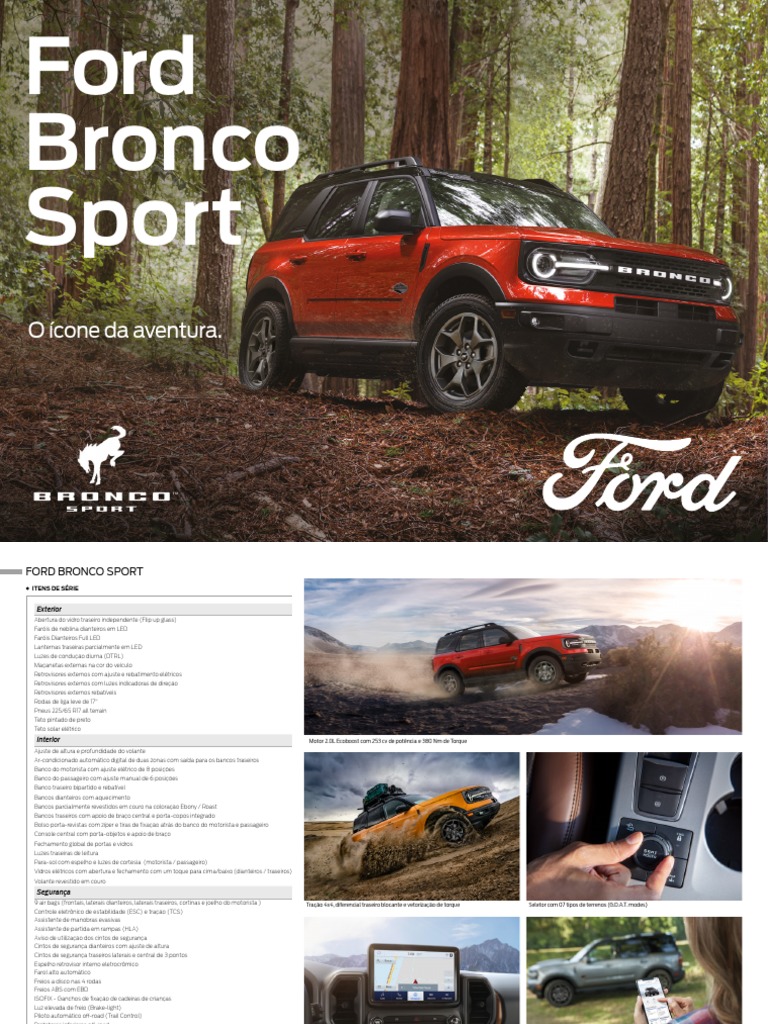 Ford Bronco Sport 2022 BR | PDF
