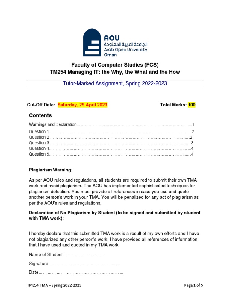 TM254 TMA: Managing IT in Practice | PDF | Virtual Private Network ...