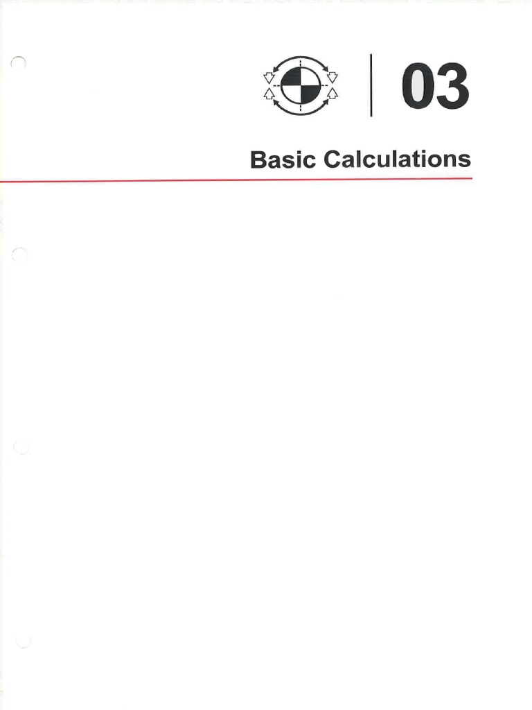 3 - Basic Calculations | PDF