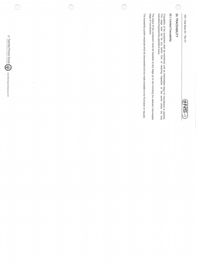 Ns1 Traceability Pdf