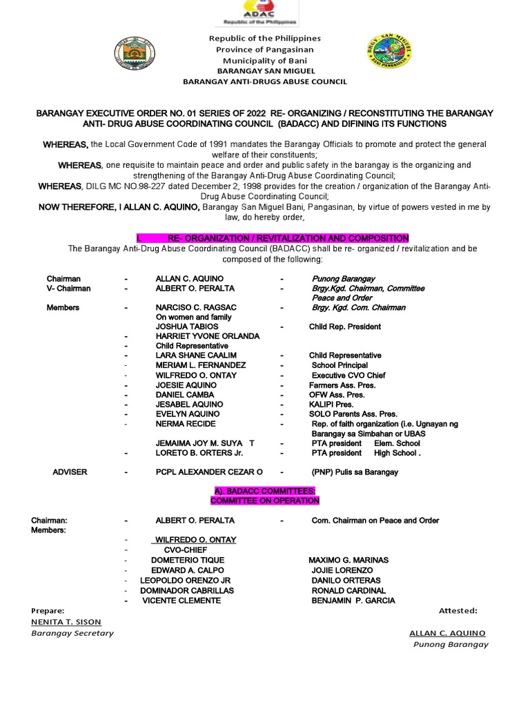 2021 BADAC Revitalization & Minutes NEW | PDF | Methamphetamine | Stimulant