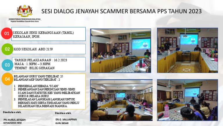 Laporan Sesi Dialog Jenayah Scammer 2023 | PDF
