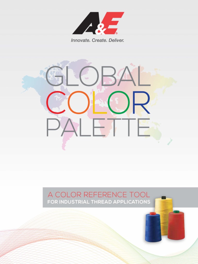 AE Global Color Palette Thread Color Reference | PDF