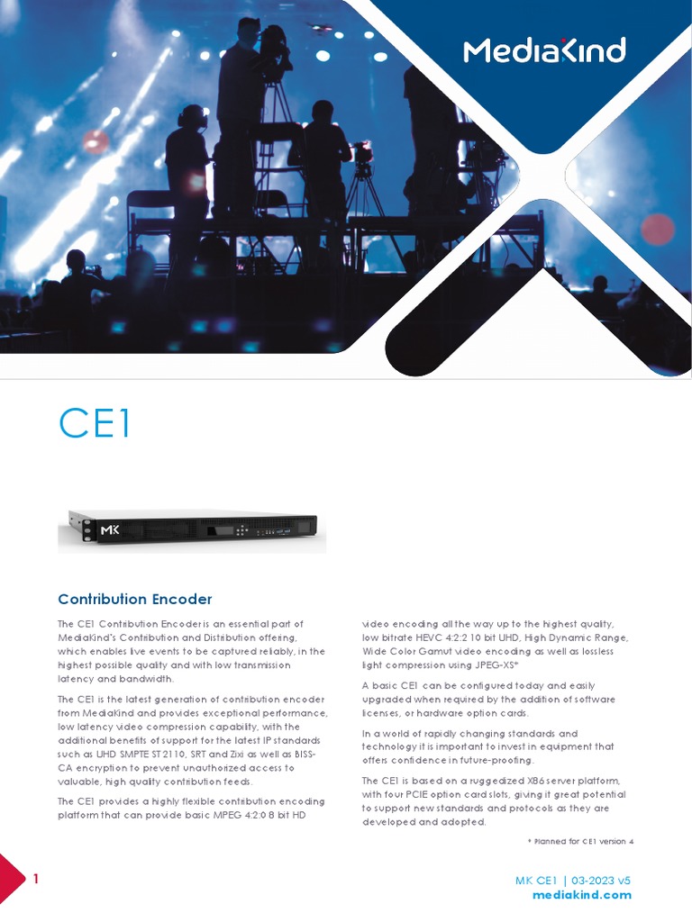 CE1 Datasheet | PDF | Data Compression | Network Interface Controller