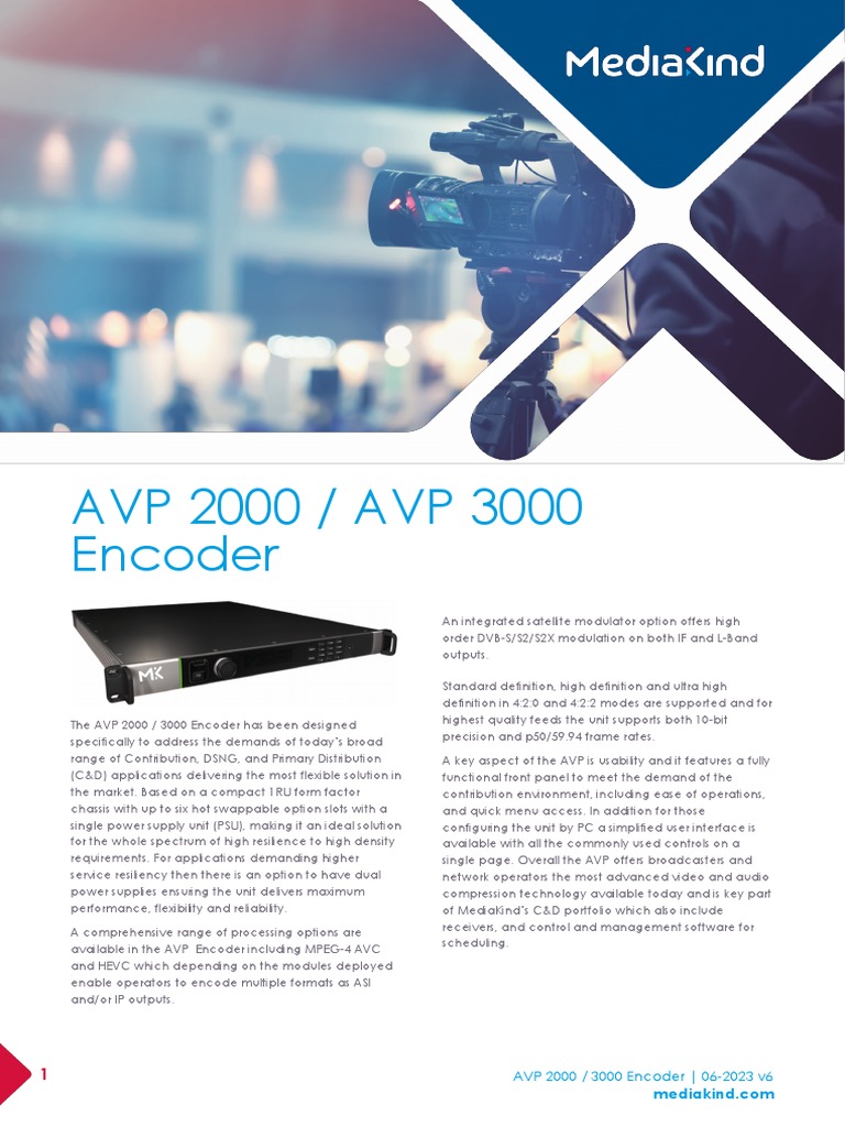 AVP-2000-Datasheet | PDF