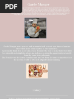 Definition of Garde Manger, Hierarchy in Garde Mange | PDF | Garde ...